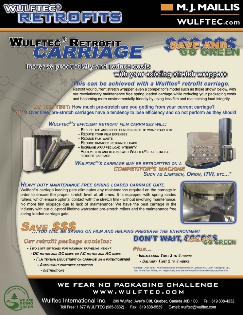 Machine Brochures | Stretch Wrap Systems, LLC