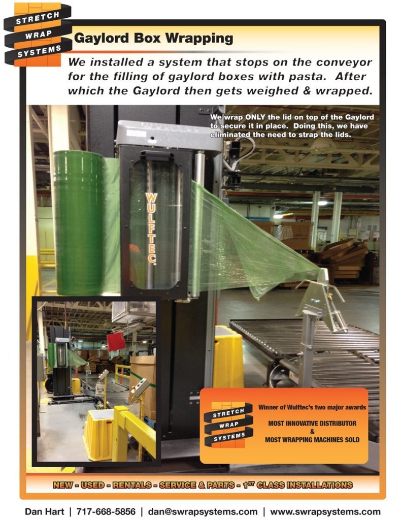 gaylord box lid only wrapping - SWS Packaging
