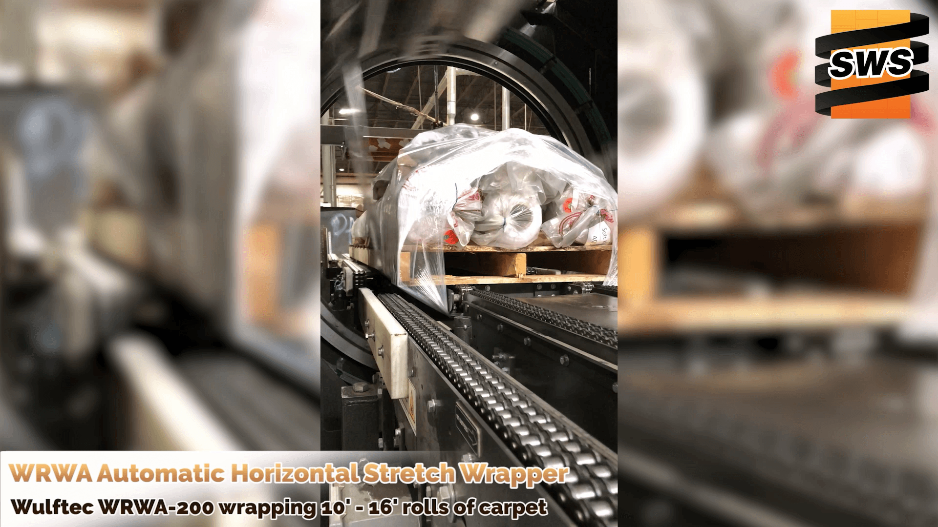 54 - WRWA wrapping rolls of carpet - SWS Packaging