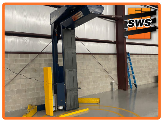 Lantech S-300 Semi-Automatic Straddle Stretch Wrapper - SWS Packaging