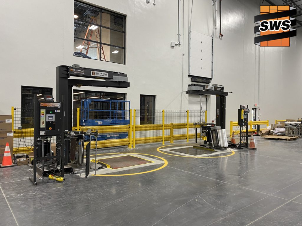 Wulftec WRT-200 Semi-Automatic Rotary Arm Stretch Wrapper - SWS Packaging